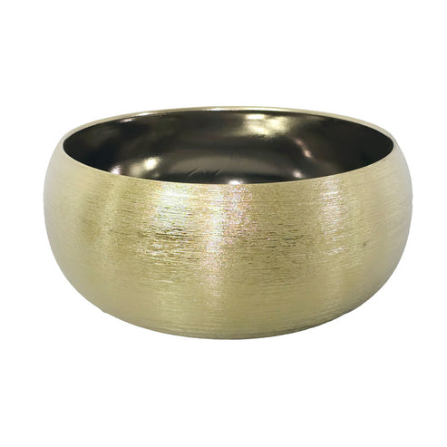 Big Round Golden Flower Pot #V138 – Lee Flora Wholesale